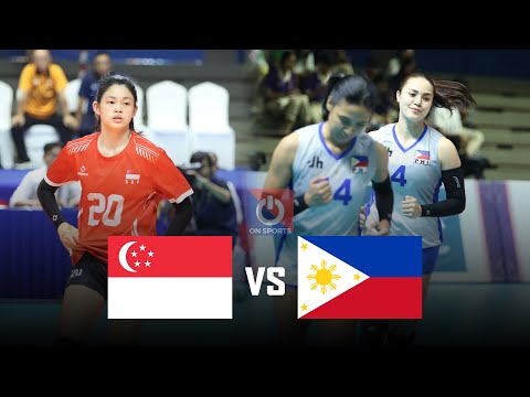 🔴Full HD | SINGAPORE vs PHILIPPINES | Women's Volleyball SEA Games 32