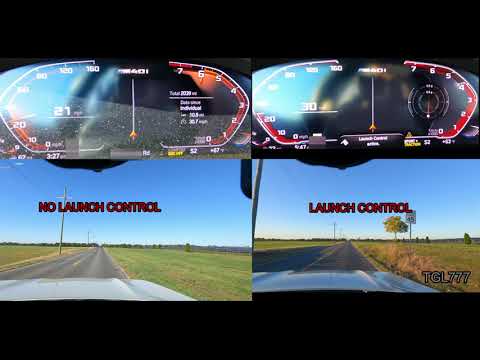 2023 BMW X3 M40i acceleration with and without Launch Control