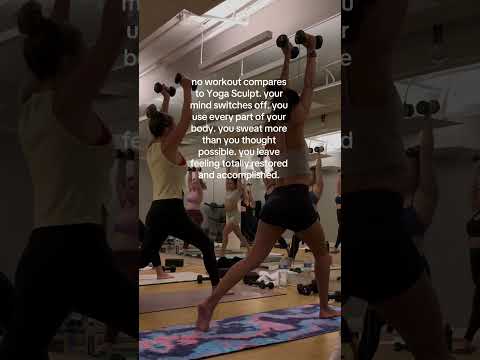 Nothing compares to Yoga Sculpt