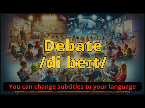 Debate meaning with 5 examples