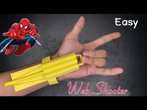 Easy paper Spider-Man web shooter | Spider-Man web shooter how to make | paper craft |