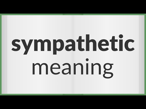 Sympathetic | meaning of Sympathetic
