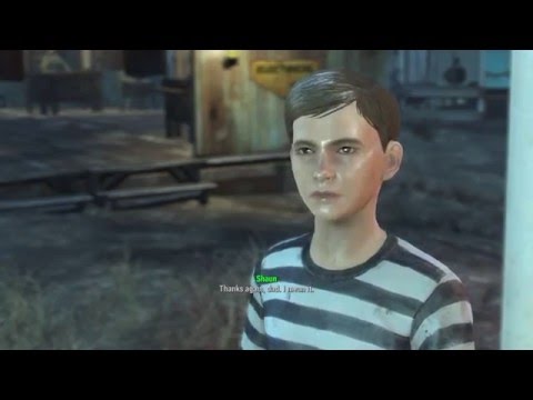 Fallout 4 Shaun (your son) Builds Free Legendary Items For You! Watch This Video