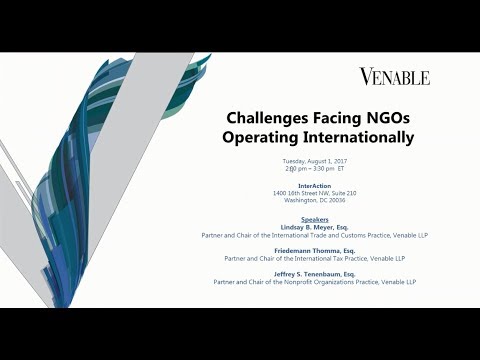 Challenges Facing NGOs Operating Internationally