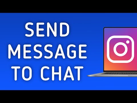 How To Send A Message To Chat On Instagram On PC (New Update)