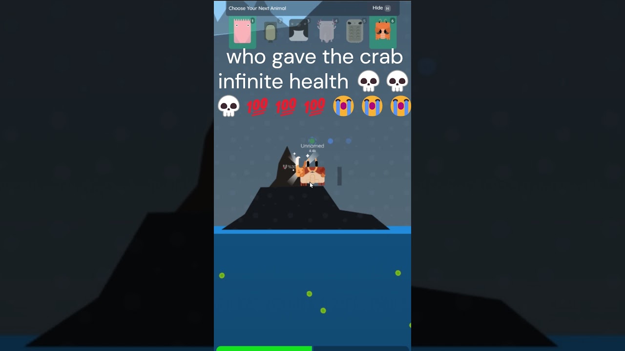 Deeeep.io fiddler crab 😭😭😭  #games #deeeepio #gaming #fortnitedance #roblox #edit #games #robloxfun