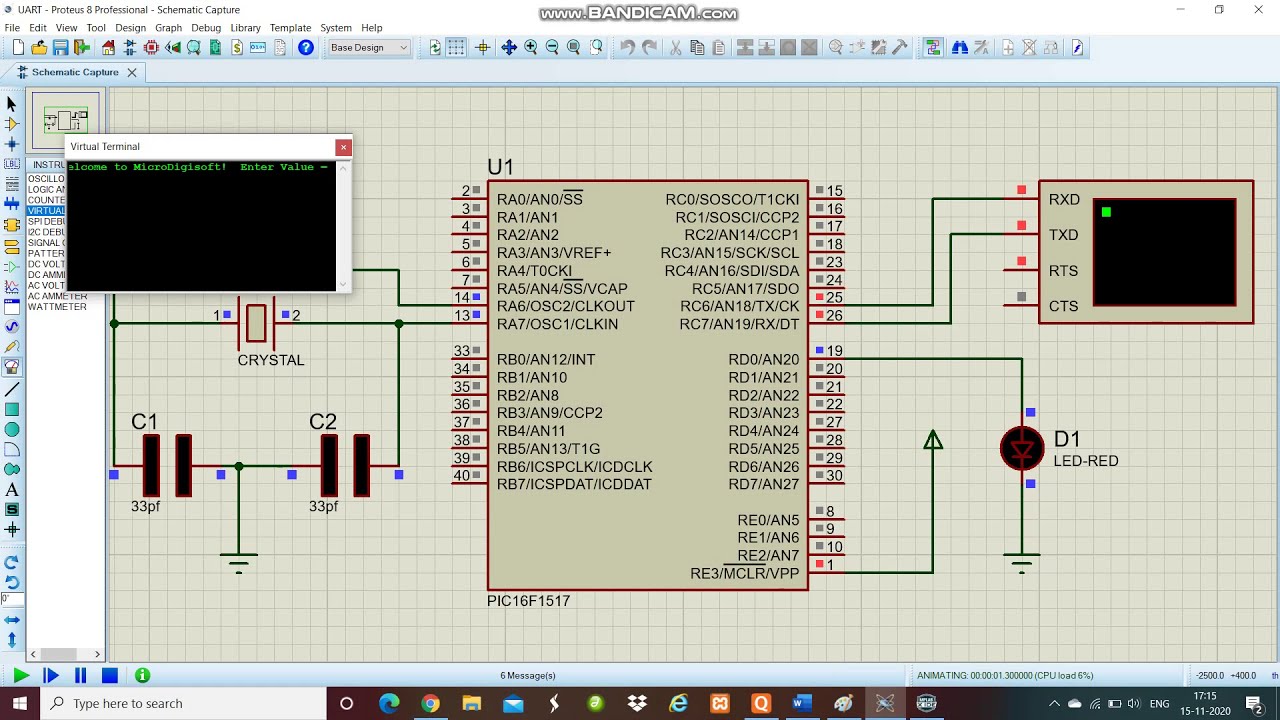 UART Communication using PIC Microcontroller