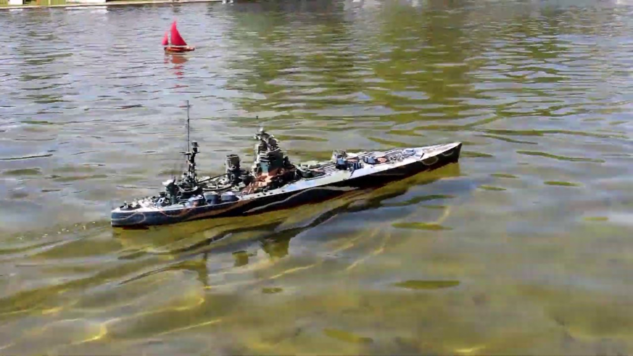 HMS Rodney 1/96 scale (7ft long) - Wicksteed Park 2019