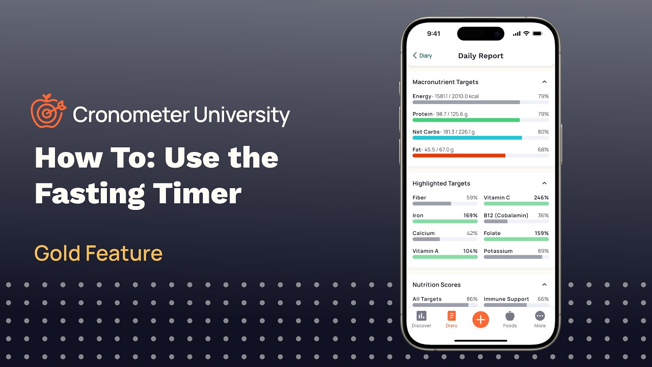 How To: Use The Fasting Timer (Gold Feature)