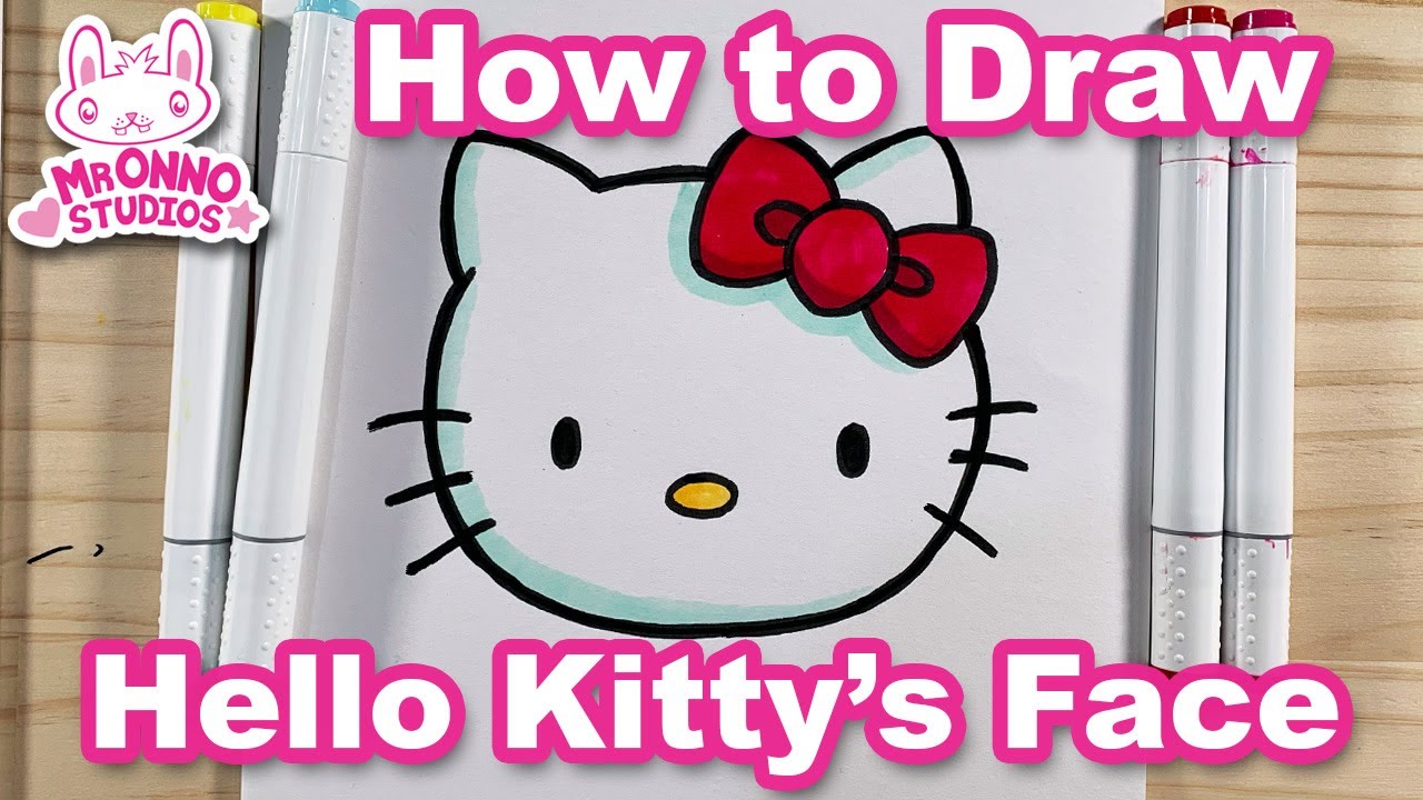 How to Draw Hello Kitty's Head | Sanrio Character