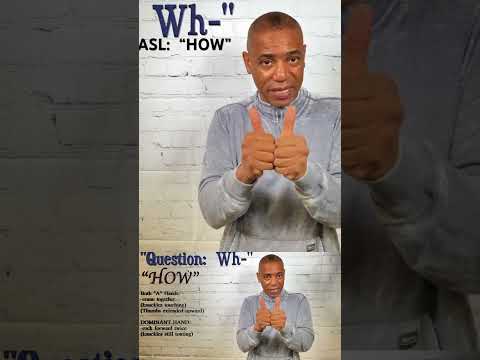 How to sign: “HOW” in ASL