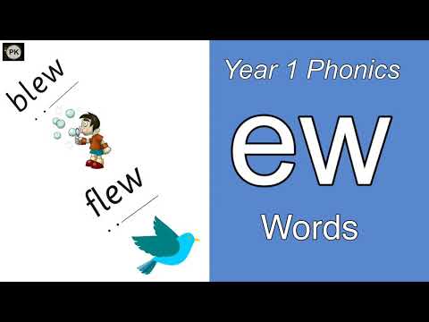 Year 1 Phonics Phase 5 - ‘ew’ Words for /oo/ and /yoo/ Sounds