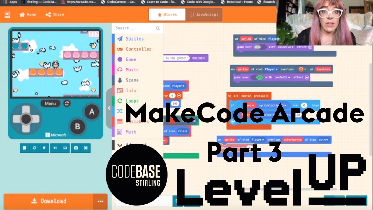 LevelUp Ep 8: MakeCode Arcade - earning points