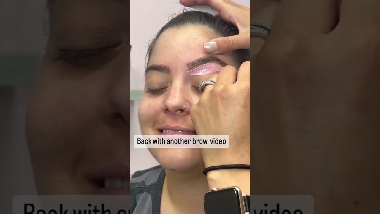 Eyebrow wax video🔥✨