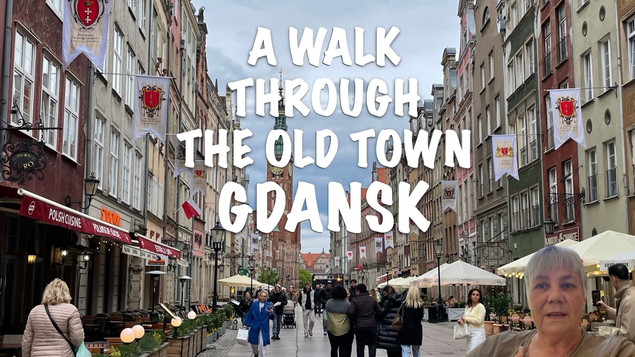 A walk through the old town of GDANSK in Poland