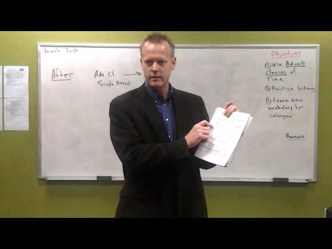 Learn English: Adverb Clauses of Time and Verb Tense Patterns