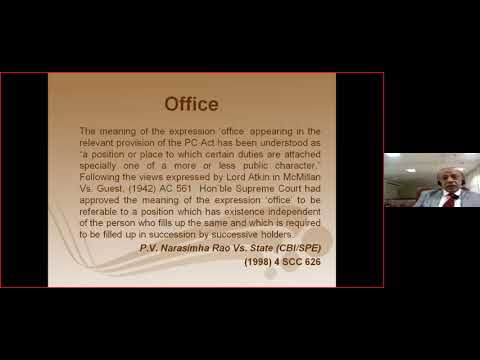 Sanction for Prosecution under P C Act by Mr. Pradeep Mehta, Faculty Member