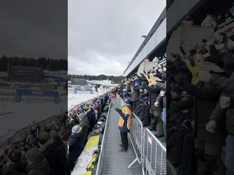 Ski race world cup 2024 Holmenkollen royal marathon 50 km men central grandstand
