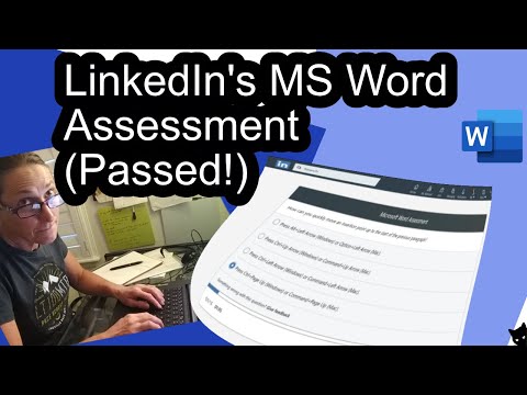 Watch This and Pass LinkedIn's Word Test (Assessment)