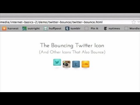 How to Make a Bouncing Twitter Icon : Internet Tips & Basics