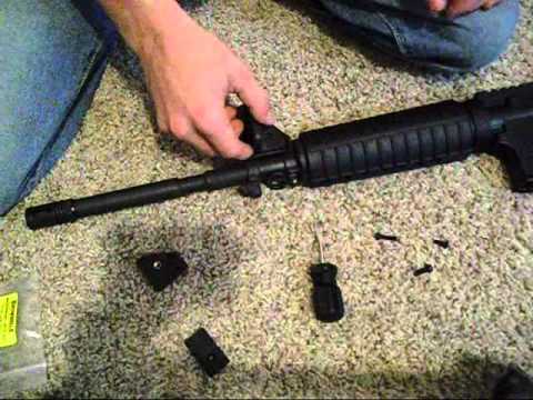 SOG Armory AR15/M16 Front Sight Sling Adapter Installation.