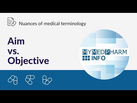 Tricky research concepts: aim and objective