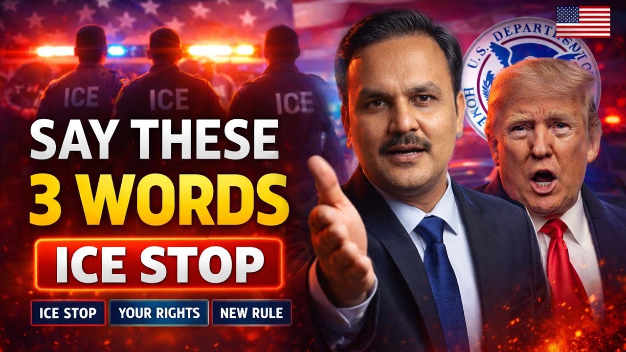 Stopped by ICE? Say These 3 Words to Avoid Arrest! (New Rights)