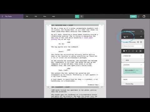 Breaking Down Your Script with Celtx