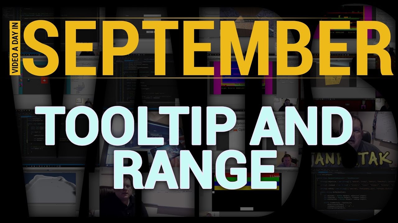 Tooltip and Range Attributes