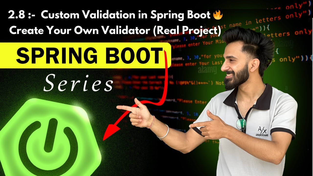 Custom Validation in Spring Boot  🔥 | Create Your Own Validator (Real Project)
