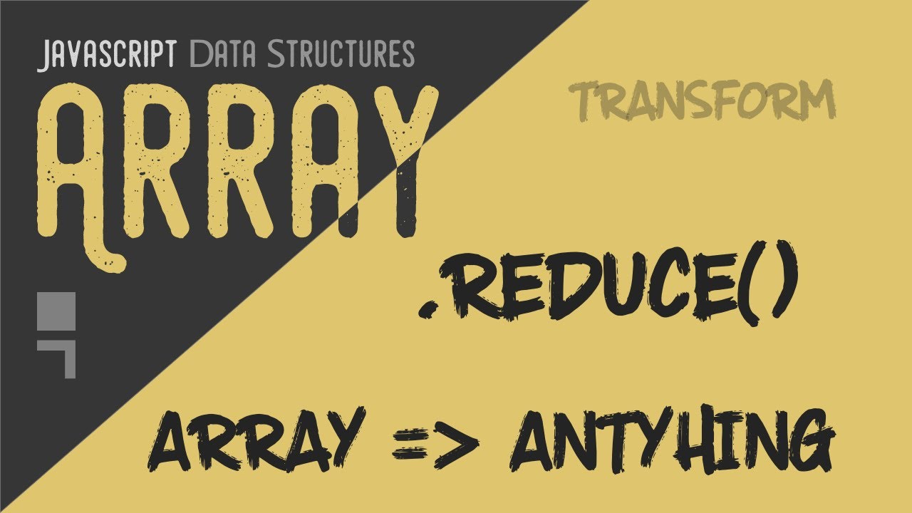 Array reduce - Transform array into a single object