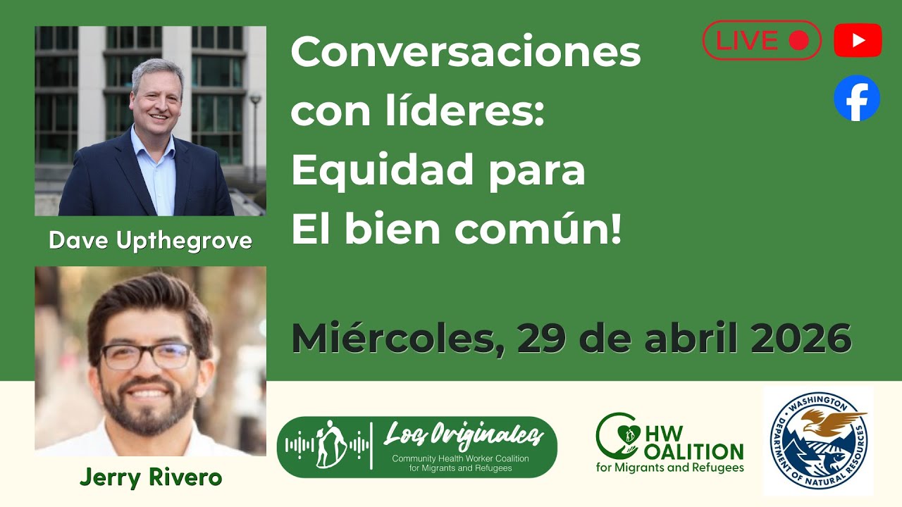 Conversaciones  con líderes: Equidad para  El bien común!