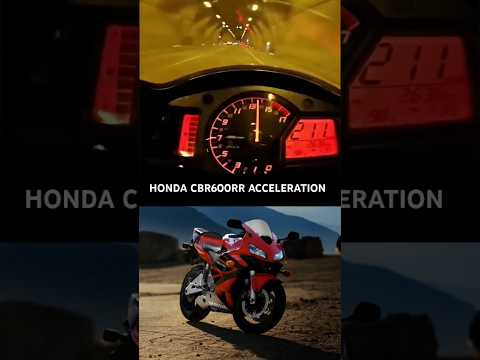 HONDA CBR600RR ACCELERATION | HONDA CBR600RR TOP SPEED | CBR600RR TOP SPEED