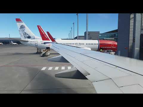 FULL FLIGHT - Oslo to Bergen Norwegian Boeing 737-800