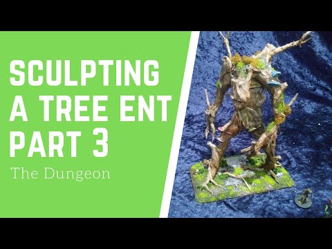 Making a Tree Ent - Part 3 - Painting and Flocking
