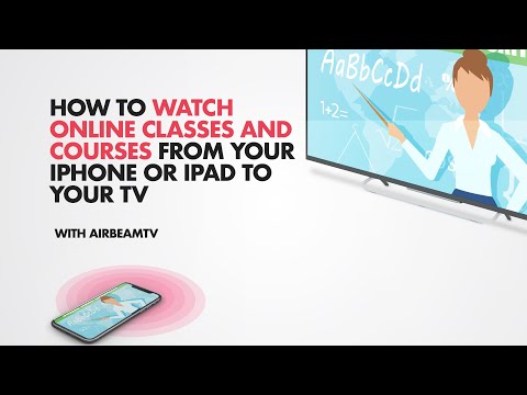 How to watch online classes and courses from iPhone on TV - Wiressly!