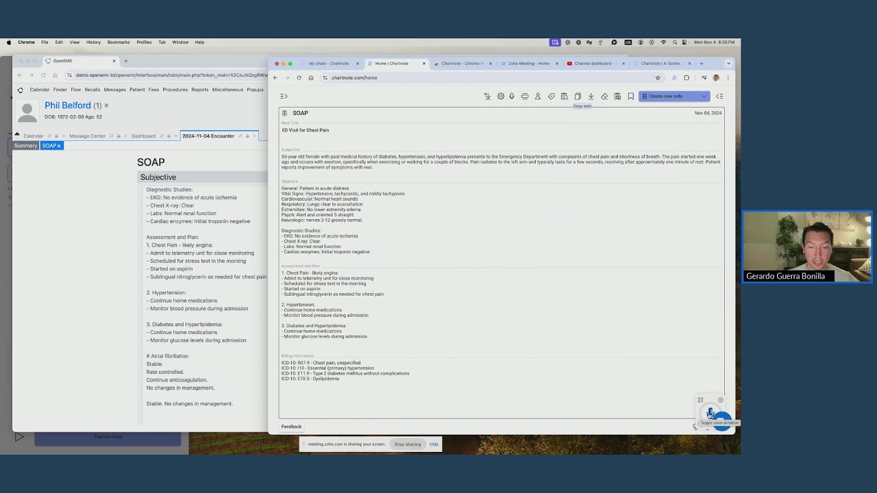 Chartnote Webinar - AI Scribe Demo & more