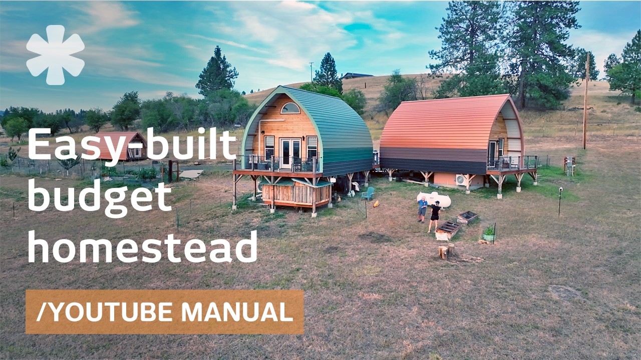 68 & starting fresh: building DIY 2-cabin dream homestead from scratch