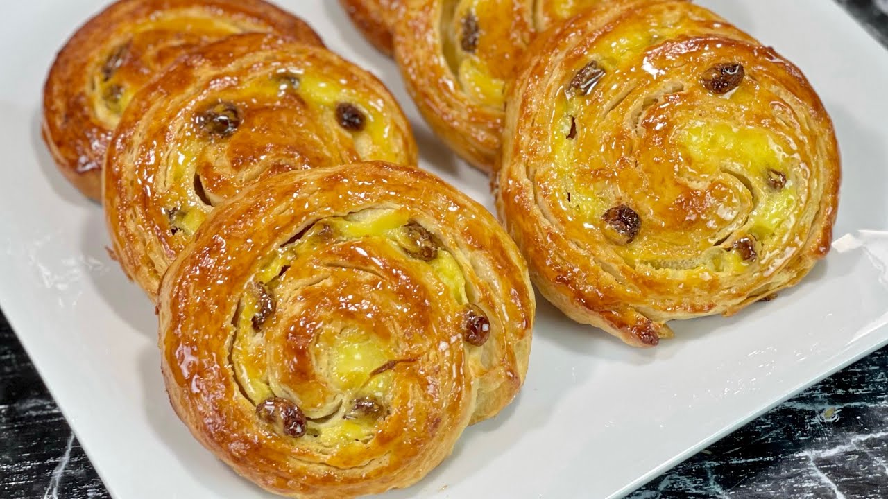 RAISIN BREADS LIKE AT THE BAKERY (or better🤤) With subtitles