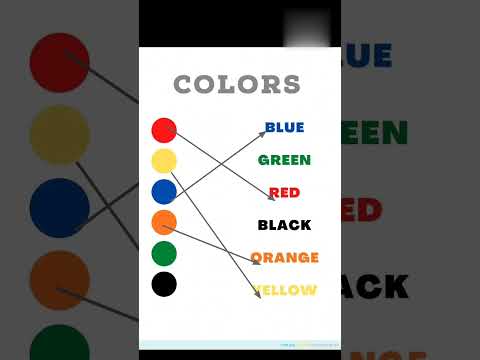 Match the color name to color picture | #shorts