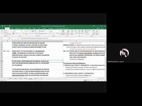 LAW ON OBLIGATIONS: ARTICLE 1166 - 1169 EXPLAINED