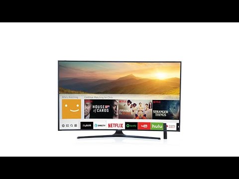 Samsung 55" 4K Curved Smart TV with 2Year Warranty