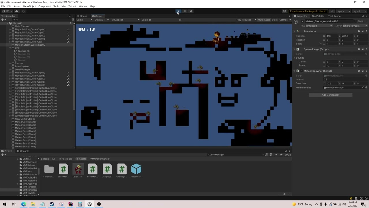 Unity: Optimizing Tile Map Collision