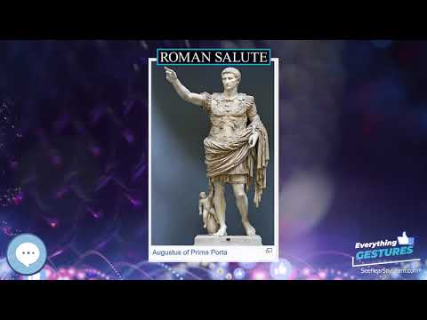 Roman salute โ๏ธ EVERYTHING GESTURES ๐