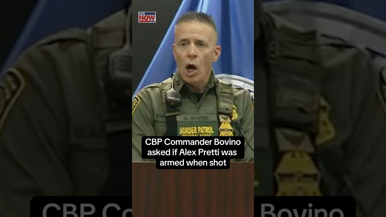 Bovino asked about Alex Pretti shooting