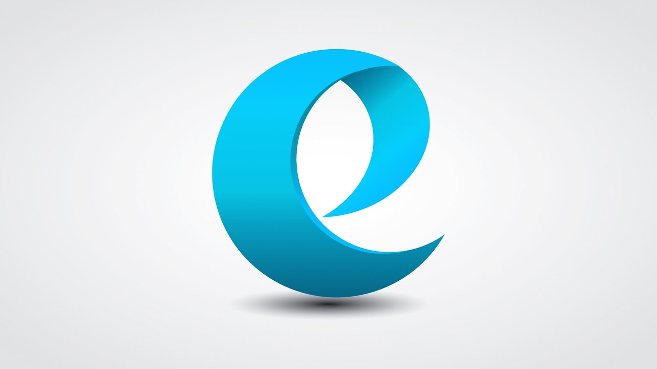 how to create Letter e logo in coreldraw Tutorial