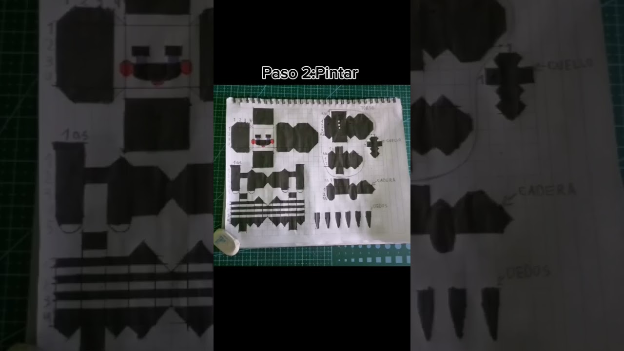 Como hacer a puppet (papercraft) #fnaf #papercraft #manualidades
