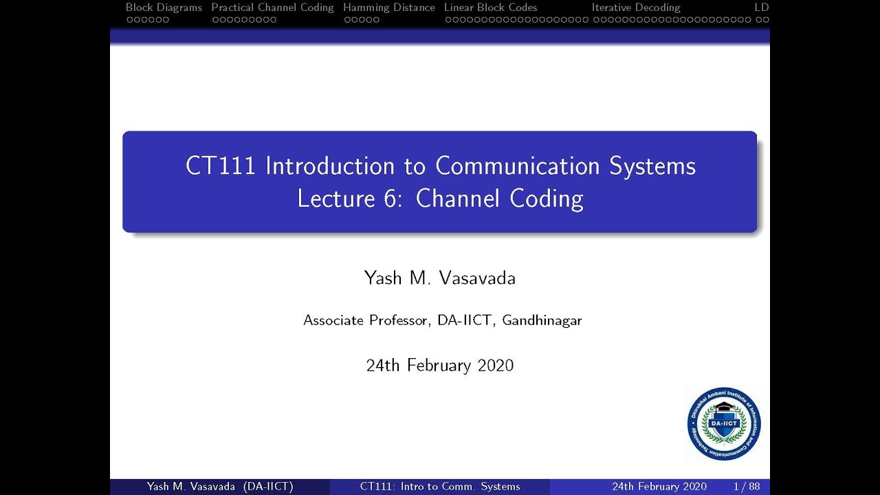 Channel Coding Lecture 10: Message Passing Iterative Decoding for Product Codes