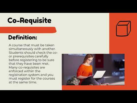 Terminology Tuesday-Co-Requisite