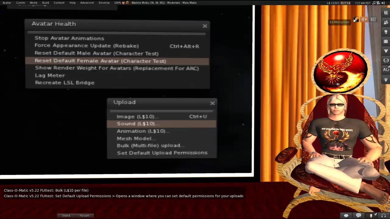 Firestorm Viewer - Menu's Class